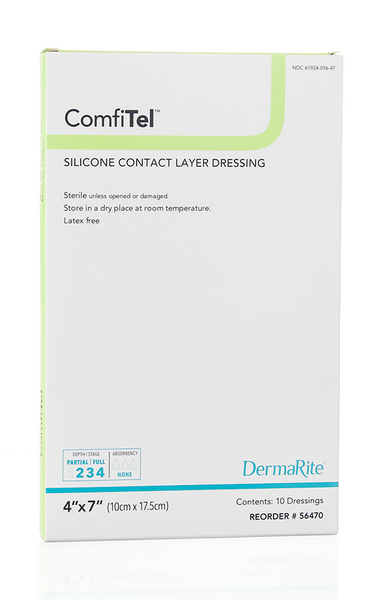 Dressing Silicone Contact Layer ComfiTel™ Sterile Compare Versatel Mep ...