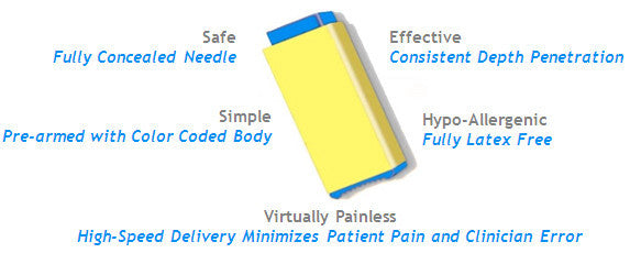 Lancet Safety Ultralance Push Button 26x1.8 Auto Retracting Sterile by ...