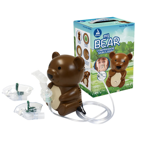 Nebulizer Compressor Pediatric Bear & Dog w/Carry Handle Rx Item by Dy ...