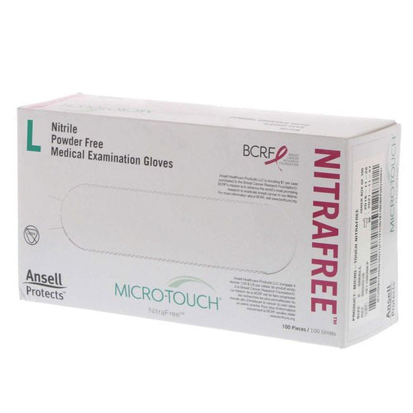 Exam Glove Chemo Tested Micro-Touch® NitraFree™ Nitrile Standard Cuff ...
